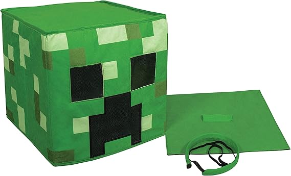 MINECRAFT CREEPER BLOCK HEAD MASK – Wicked Halloween
