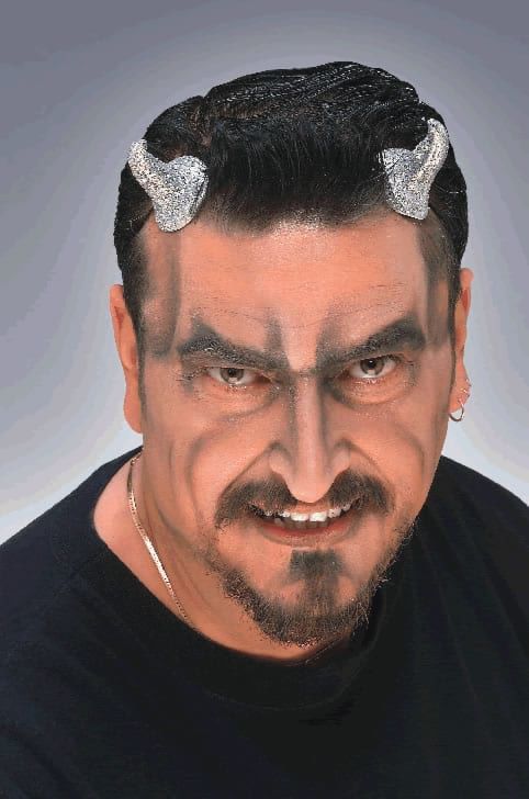 GLITTER SILVER DEVIL HORNS – Wicked Halloween