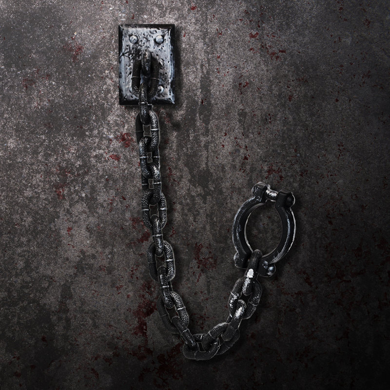31" SHACKLE CHAIN WITH WALL MOUNT – Wicked Halloween