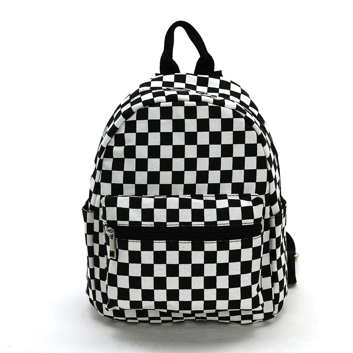 BLACK AND WHITE CHECKERED MINI BACKPACK – Wicked Halloween