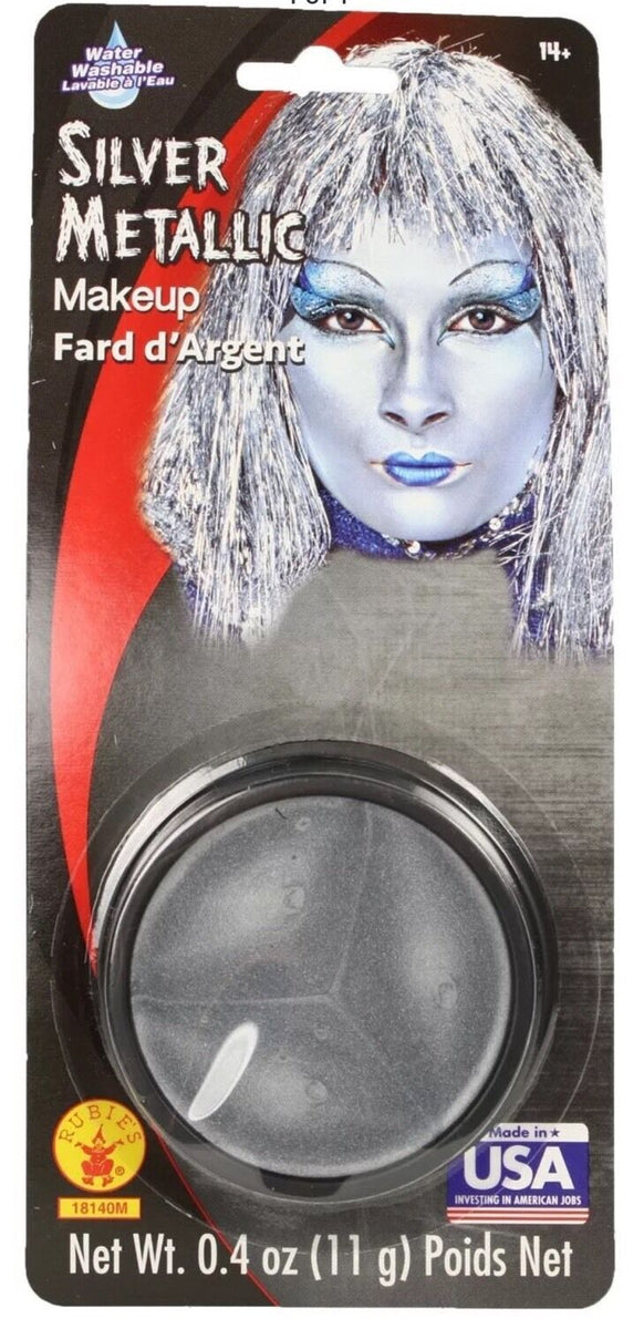 METALLIC SILVER GREASE AND BASE MAKEUP – Wicked Halloween